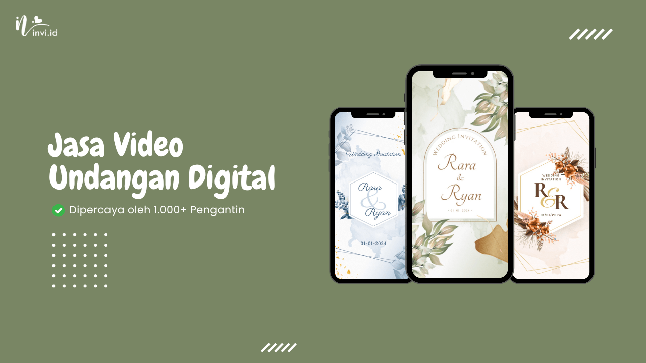 Jasa Video Undangan Pernikahan Murah (Promo 2026) - invi